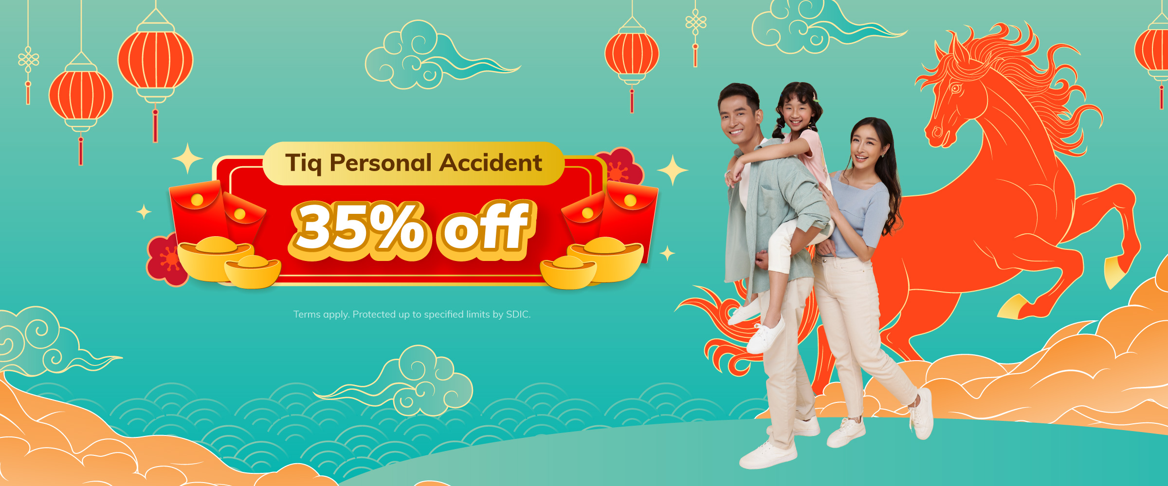 Tiq Personal Accident Promo: 30% off