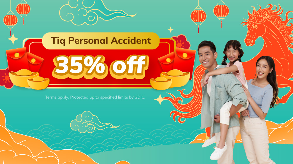 Tiq Personal Accident CNY Promo: 35% off