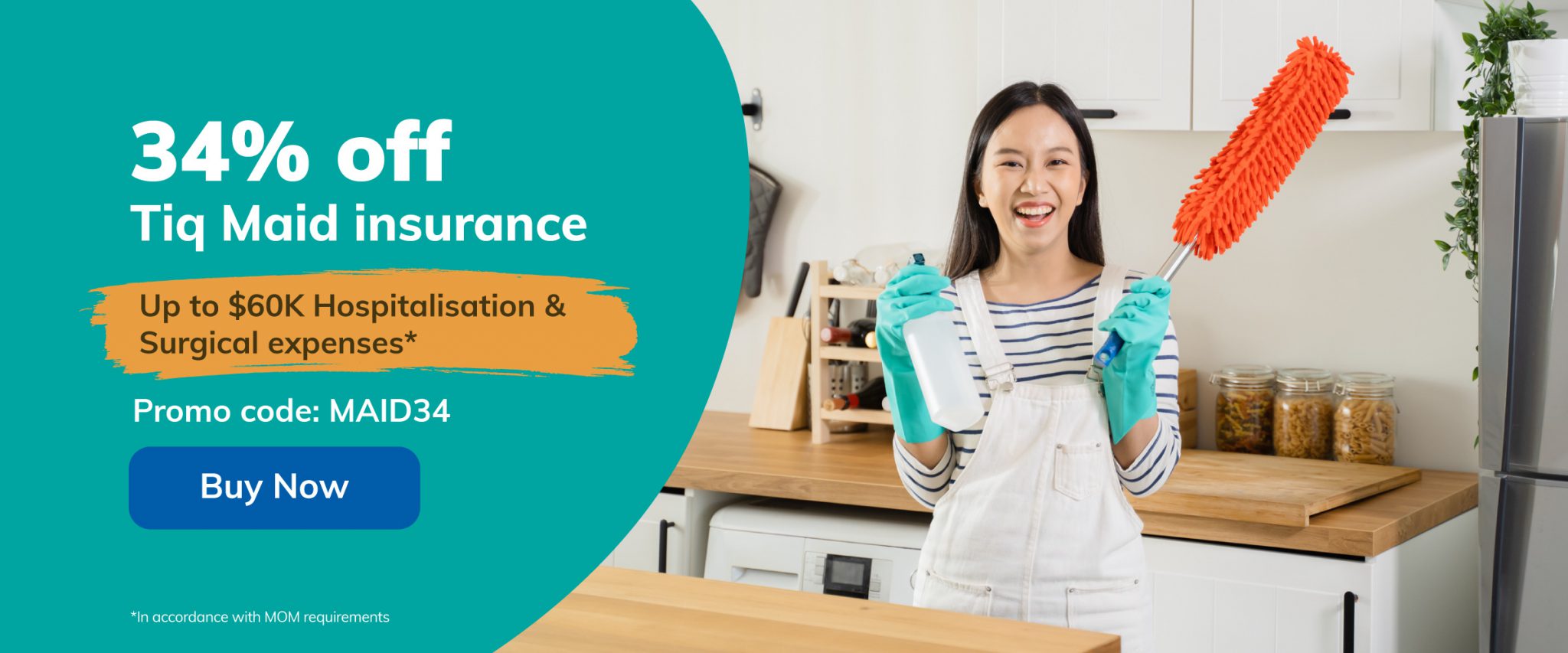 Maid Insurance Promo: 34% off - Leading digital insurance company in ...