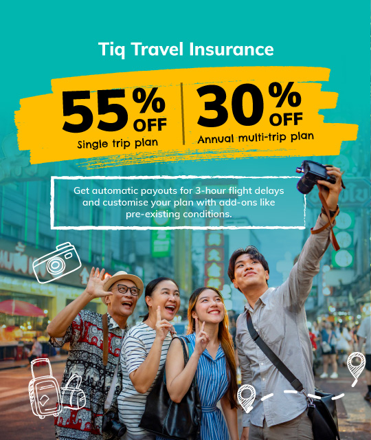 Tiq Travel Promo: 50% off - Leading digital insurance company in ...